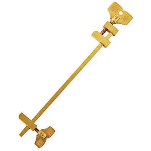 建材等を接合、接着する際の締め付け用補助具です。 働き寸法：150mm 製品サイズ（mm) 縦×横×高さ：170×38×7 製品重量(g)：54 販売元：アークランズ