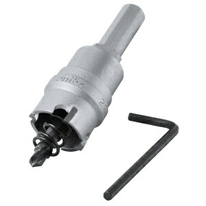 商品名 ユニカ　超硬ホ−ルソーメタコア　MCSタイプ22mm　【MCS-22】 特　徴 ・超硬ホールソーの標準タイプ。 ・ステップセンタードリルの採用で、センタードリル貫通時の衝撃を緩和。 ・ドリルチャック径を選ばない「10mm・13mmチ...