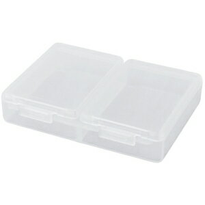 商品名 MEIHO[メーホー]　FB-2　クリアー　 特　徴 - 仕　様 用途：ピル・アクセサリー・釣具・文具等の整理、収納等 コマ数：2 内寸（1コマ）：奥行63×横44×深さ13mm×2コマ サイズ（約）mm 71×94×19 重量（約...