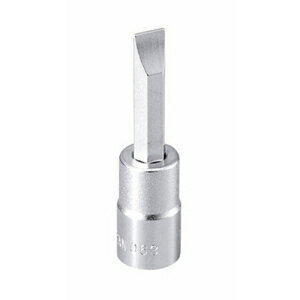 商品名 TONE　ドライバービットソケット　差込角6.35mm　【-6.0】　[2H-M2] 　 特　徴 先端がドライバービット形状のソケットです。 仕　様 -　 サイズ（約） 先端規格：-0.8×6.0mm、軸部長：27.0mm、全長：4...