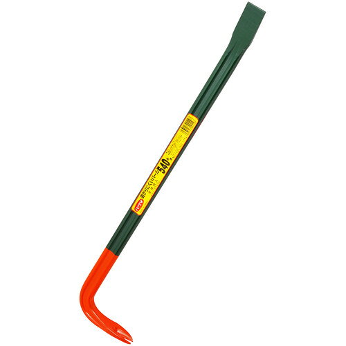 ブランド名 バクマ 商品名 バクマ　平バール 540mm 特徴 ・世界初、全体焼入により曲がりにくい平バールです ・テコの原理で、釘抜きやこじあける作業に 仕様 ・長さ:540mm、重量:1200g 製品サイズ(mm) 縦x横x高さ：540...
