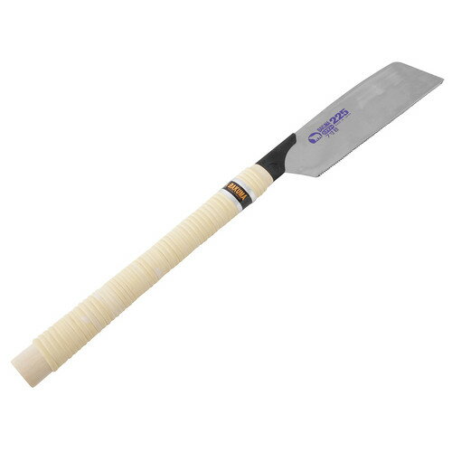 ブランド名 バクマ 商品名 バクマ　替刃式鋸　バクマソー　225　本体　木柄 特徴 ・刃先には衝撃焼入を施してありますので耐久性に優れシャープな切れ味を 　長期間保てます 仕様 ・刃渡り：225mm、刃数176 ・材質：SK-4 製品サイズ...