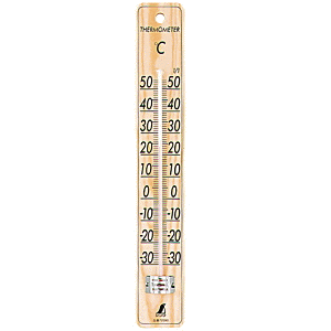 特長、用途 落ち着いた木のぬくもりがあります。 ・気温測定用の寒暖計。 機能 ・教室・オフィス・ご家庭の室内用としてお使いいただけます。 ・読み取り易い大きな目盛数字を採用しています。 仕様 ・精度：±1℃ ・測定範囲：-30〜50℃ ・1...