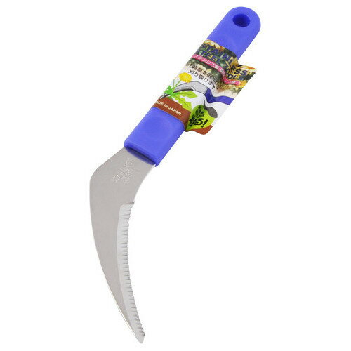 品番 GC-01 特長 ノコ刃で雑草を綺麗に刈り取ります。 用途 根元からの雑草刈り 材質 刃部：ステンレス特殊鋼、柄部：ポリプロピレン サイズ（約） 200×12×12mm 重量（約） 42g 生産国 日本 販売元 アークランズ株式会社 ...