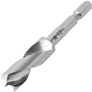 商品名 スターエム　竹用ドリル　12MM　[601-120] 特　徴 竹だけじゃない、多種材対応の竹用ドリル。 曲面でもバリ・割れが少なく美しい穴あけが行えます。 刃先が鋭角の為、滑らず被削材の位置決めが簡単に行えます。 押した分だけドリル...