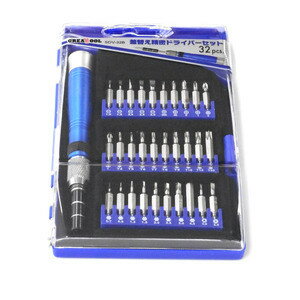 仕様用途：精密ネジ回しにセット内容1：マイナスビット1.0、1.5、2.0、2.5、3.0、プラスビット000、00、0、1セット内容2：ポジビット0、1、トルクスビットT4、T5、T6、T7、T8、T9、T10、T15、T20セット内容3...