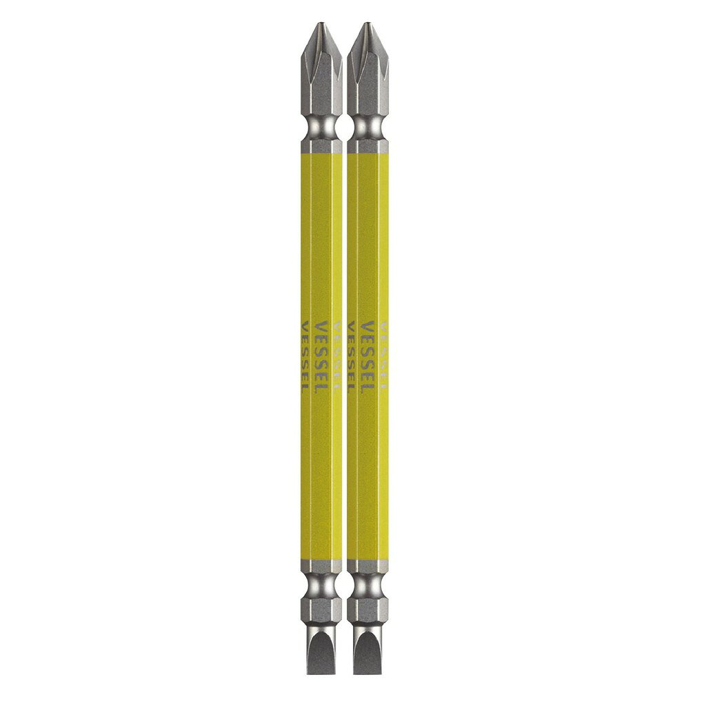 仕様用途：1本で2サイズ対応先端サイズ：＋1　−5全長：110mm六角軸対辺：6．35mm（インパクト対応）両頭　マグネット付18V対応最高硬度：HRC62 内容量2本 製品サイズ(mm)縦×横×高さ：6×110×6 製品重量(g)26 生...