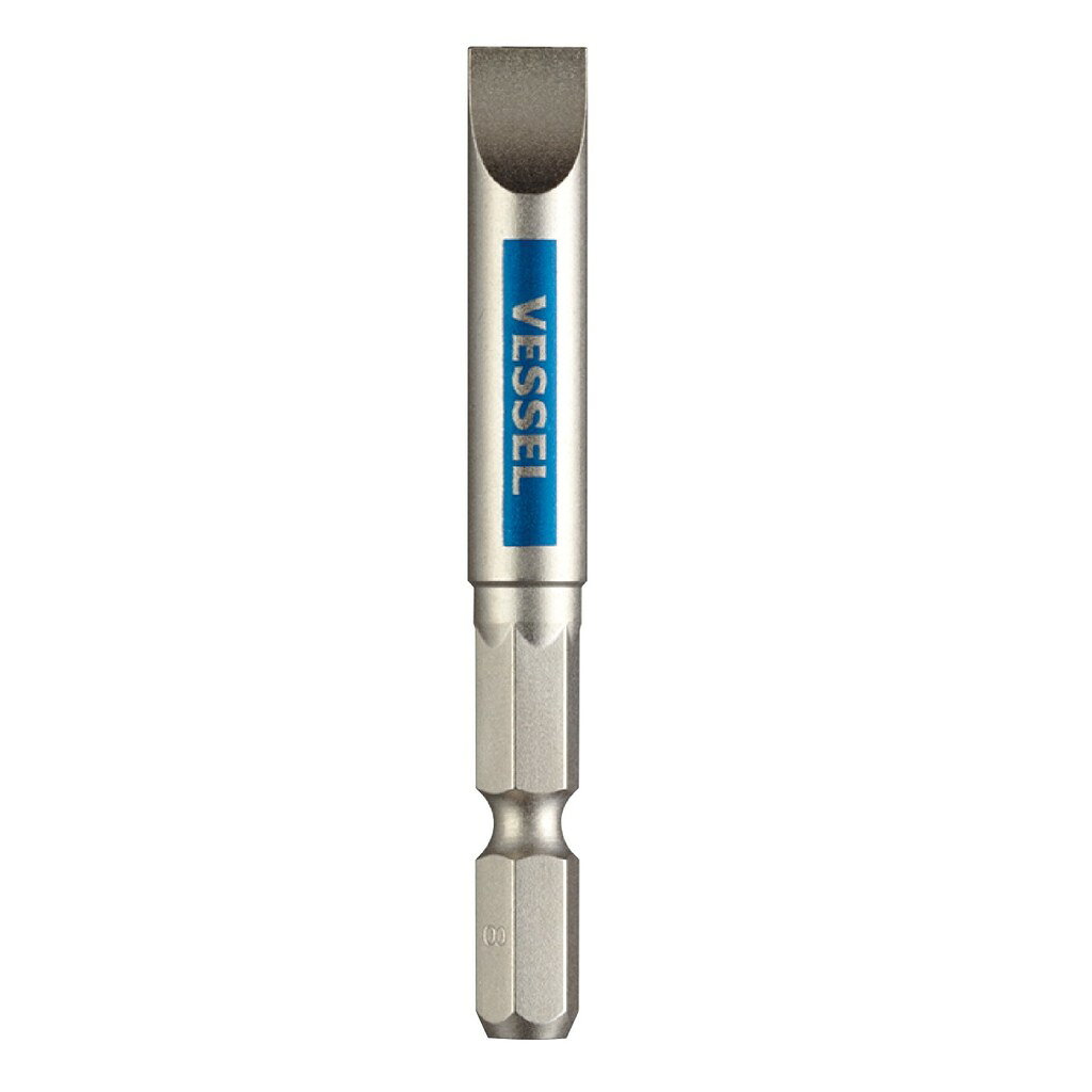 仕様 用途:マイナスネジ専用 先端サイズ:−8 全長:65mm 六角軸対辺:6.35mm(インパクト対応) 片頭(段付):マグネット無 18V対応 製品サイズ:8×8×長さ65mm 製品重量:20g 生産国:日本 商品説明 最もベーシック。...
