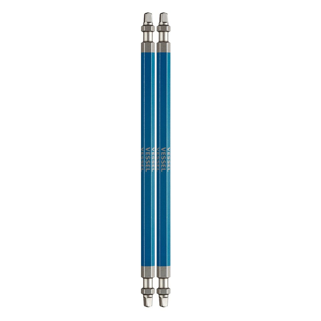 仕様用途：四角ネジ専用ビット先端サイズ：SQ3全長：150mm六角軸対辺：6．35mm（インパクト対応）両頭　マグネット無18V対応最高硬度：HRC62 内容量2本 製品サイズ(mm)縦×横×高さ：6×150×6 製品重量(g)36 生産国...