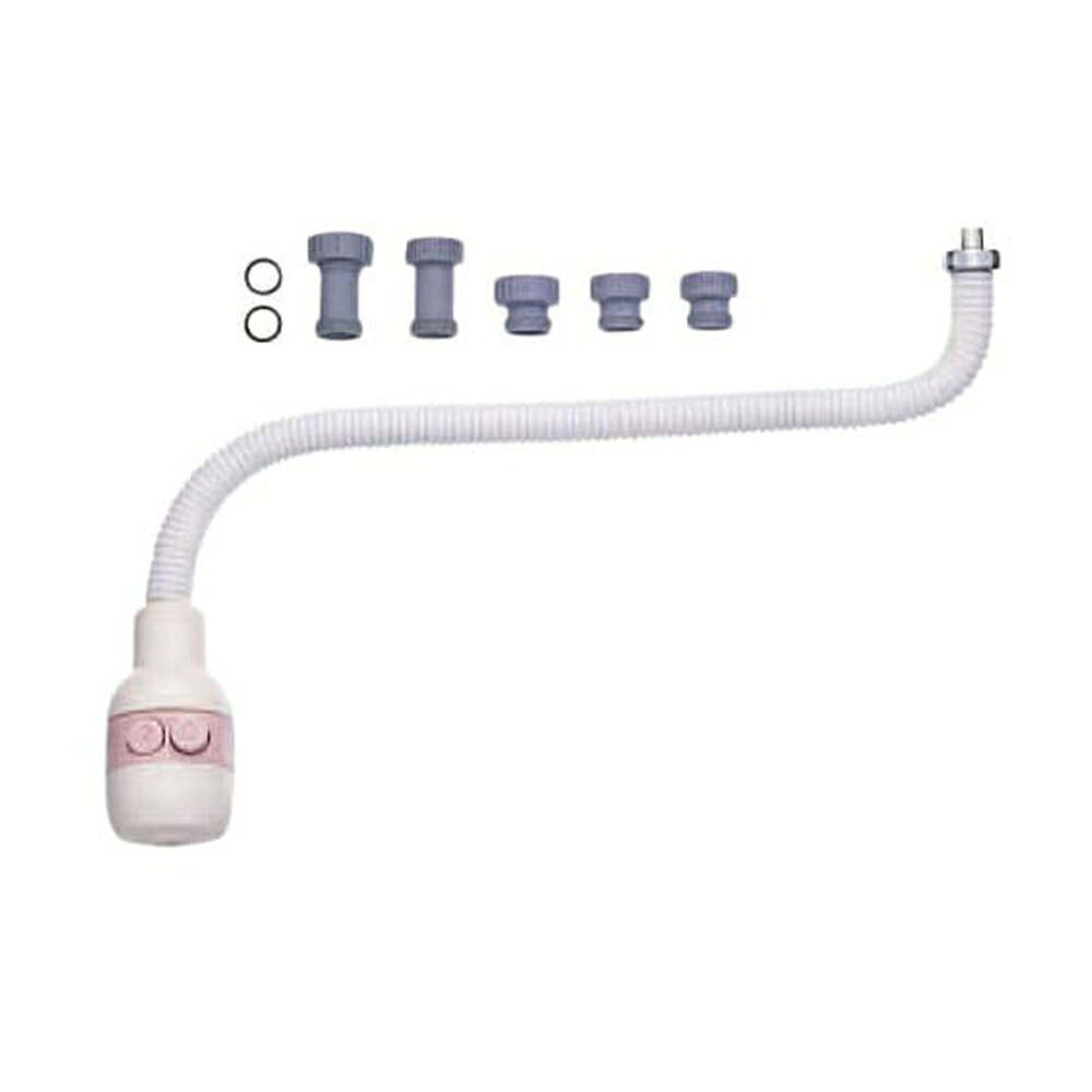 仕様 長さ:40cm 付属品:アダプター6種 製品重量(g) 265 商品説明 断熱カバー付。先端のシャワーでストレート・シャワー吐水に切替。 ※品質向上のため予告なく仕様を変更する場合がございます。パッケージのリニューアル等につき、商品画...