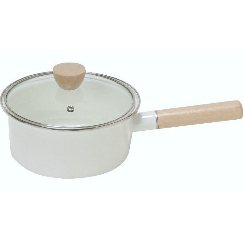 仕様 サイズ:18cm 重量:約1kg 材質:本体/ほうろう用鋼板、蓋/強化ガラス製器具(全面物理強化) IH・ガス火対応 生産国:中国 商品説明 ガス火はもちろんIHにも対応のホーロー片手鍋。 ホーローはニオイがつきにくく色が移りにくくな...