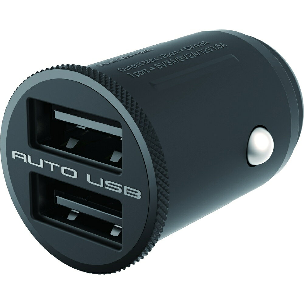 仕様 入力電圧:DC12V・DC24V マイナスアース車 USB(Type-A)/出力電圧・電流:1ポート使用時(最大18W・DC12V1.5A/DC9V2A/DC5V3A)、2ポート同時使用時(2ポート合計最大24W・各ポート最大DC5V...
