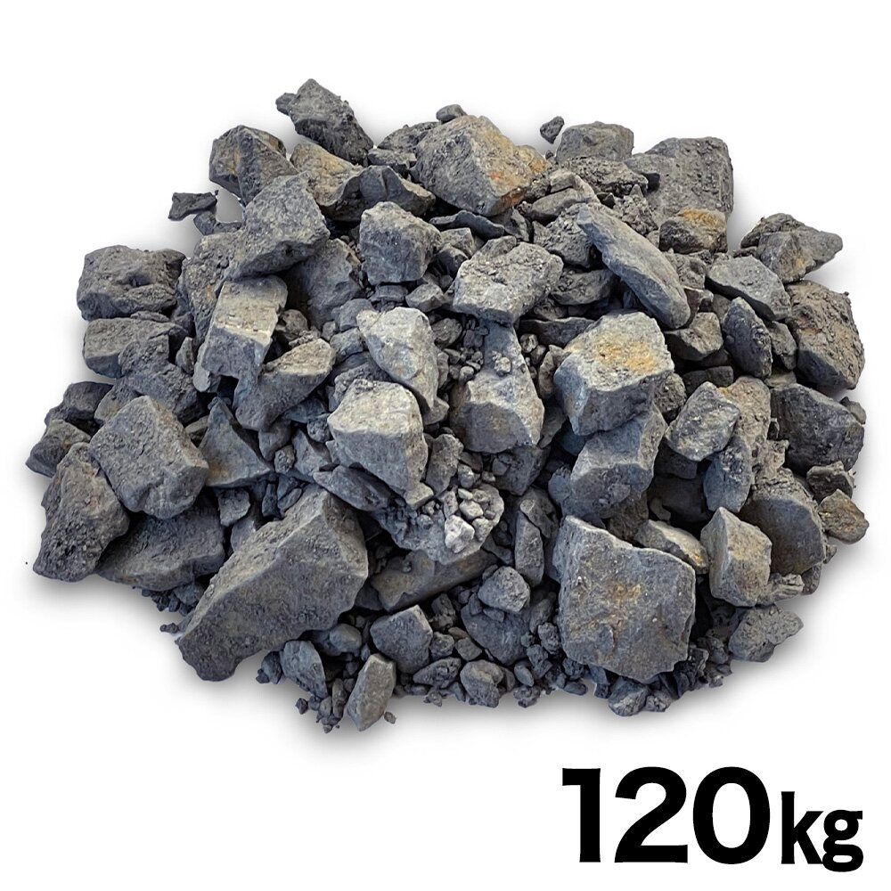 仕様 荷姿:約15kg袋入 ×8個 素材:天然石 形状:砕石 大きさ:0~60mm程度バラツキ有 1m×1m×4cm厚(0.04m3=40リットル)の使用量目安:75~105kg 1m×1m×10cm厚(0.1m3=100リットル)の使用量...