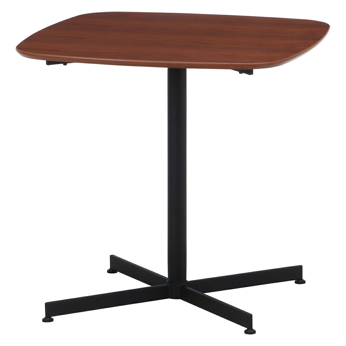 仕様 カラー:ブラウン 製品サイズ:幅750×奥行750×高さ720mm 耐荷重(天板):20kg 天板:厚さ20mm 支柱:直径50mm 材質:甲板の表面材/天然木化粧繊維板(ウォルナット)、構造部材(脚部)/金属(鋼)、表面加工(脚部)...