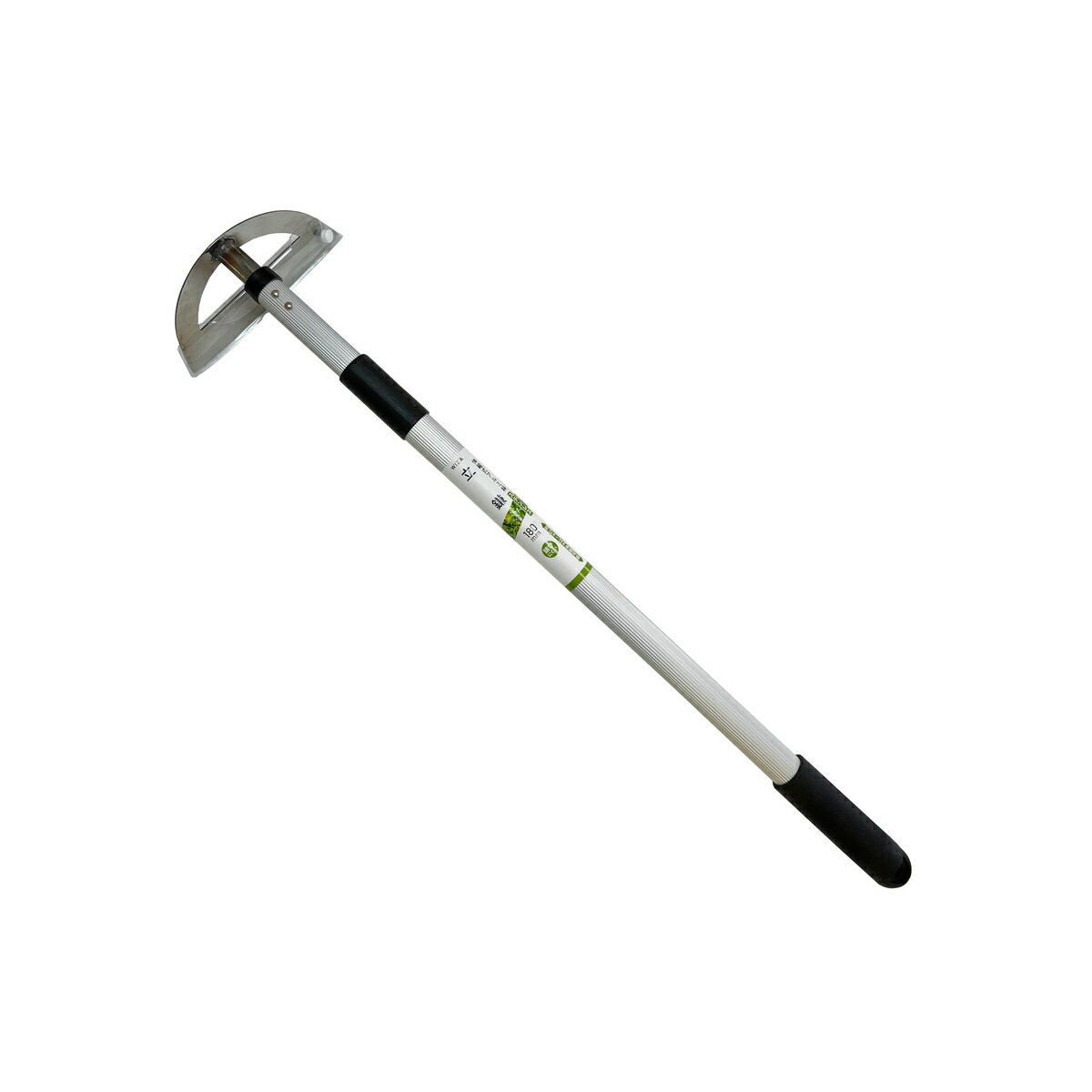 仕様 刃幅:180mm 刃の形状:楕円形 材質:アルミパイプ柄 伸縮:約0.7m~1.2m 製品サイズ(mm) 幅×奥行×高さ:180×760×100 製品重量(g) 550 商品説明 ステンレスで錆びにくいです。 伸縮式のため幅広い身長の...