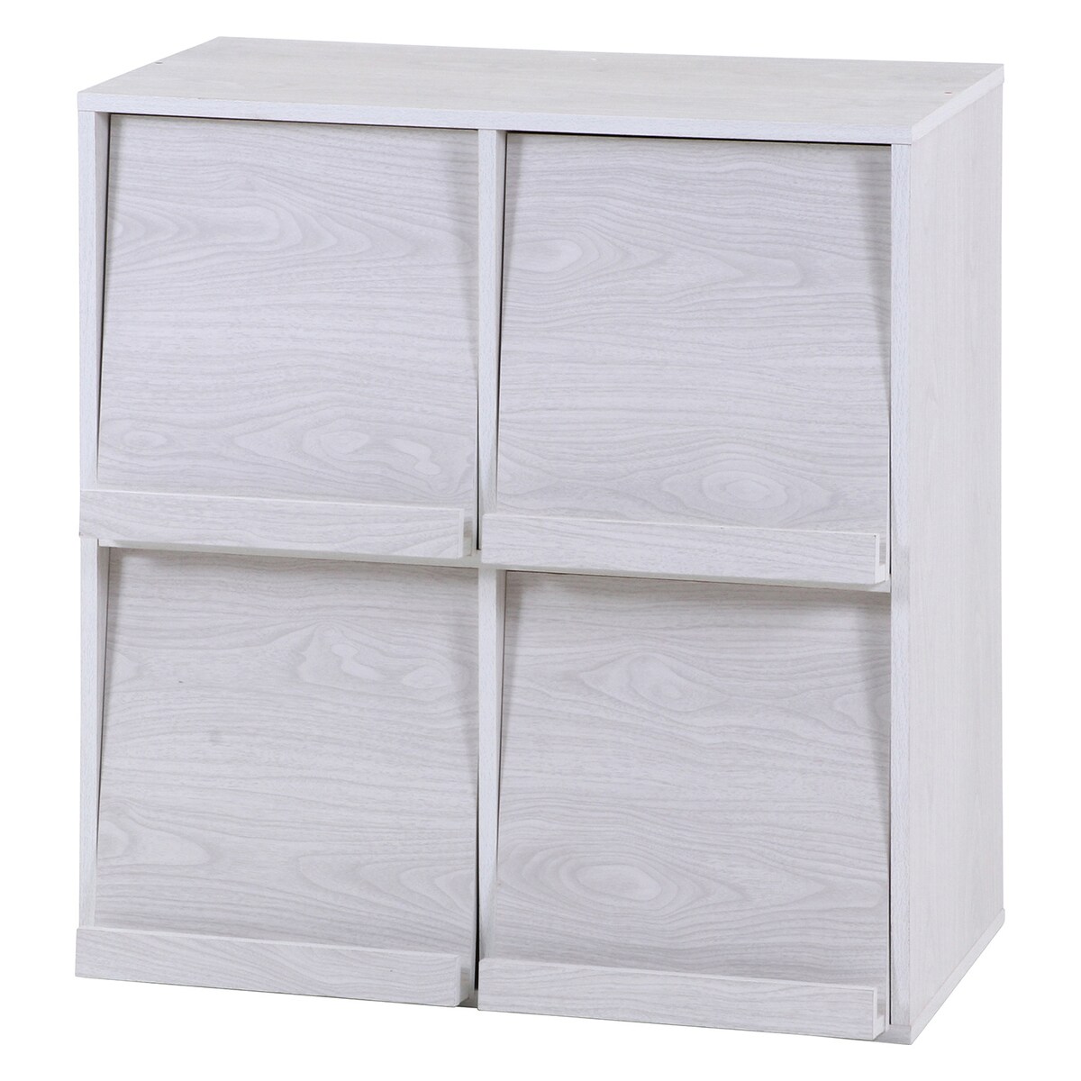 仕様 カラー:ホワイトウォッシュ 製品サイズ:幅800×奥行465×高さ850mm 耐荷重(全体):30kg 天板厚み:18mm 収納内寸(1マス):幅370×奥行380×高さ350mm 材質:表面材/プリント紙化粧繊維板 お客様組立品 製...