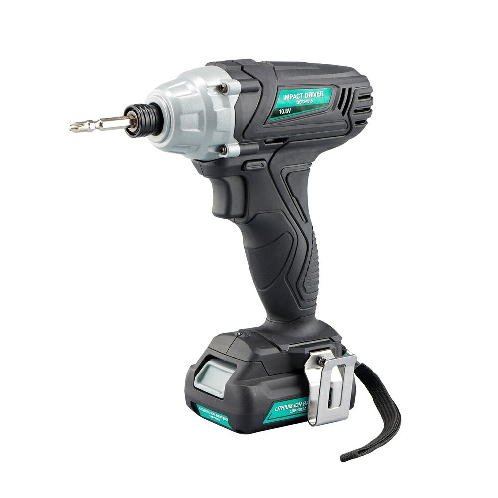 仕様 ネジ締め能力:木ネジ/4.2×65 無負荷回転数:毎分0~2200回 無負荷打撃数:毎分0~3000回 最大締め付けトルク:120N・m バッテリー:電圧/10.8V、容量/1.5Ah 充電器:AC100V・50/60Hz 充電時間:...