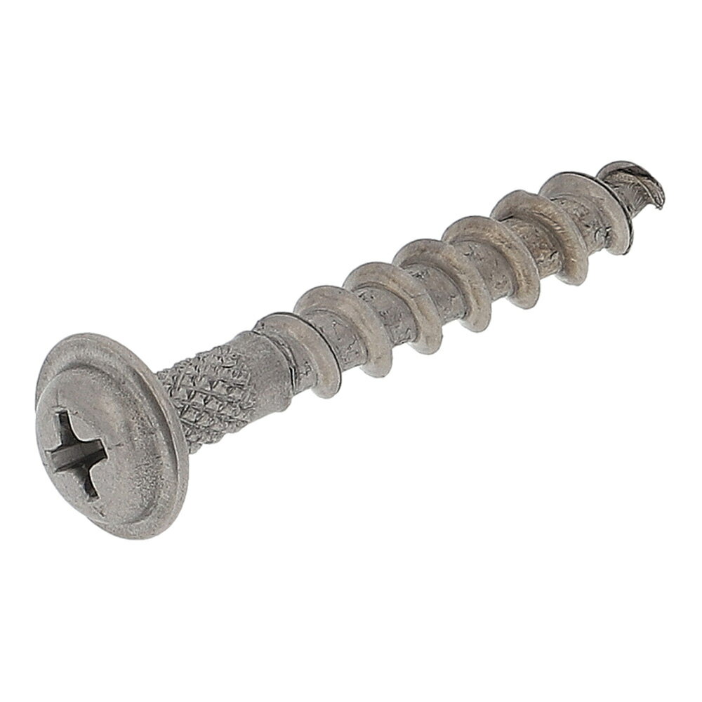 仕様 入数:40本 ネジの呼び:6mm ねじ部長さ:30mm 頭部径(ナット二面幅):11.5mm 頭部形状:ナベ頭 材質:ステンレス製 商品説明 コーナー部やコバ部へも完璧な施工が可能です。 穿孔、タップ、取り付けを一工程で行います。 ピ...