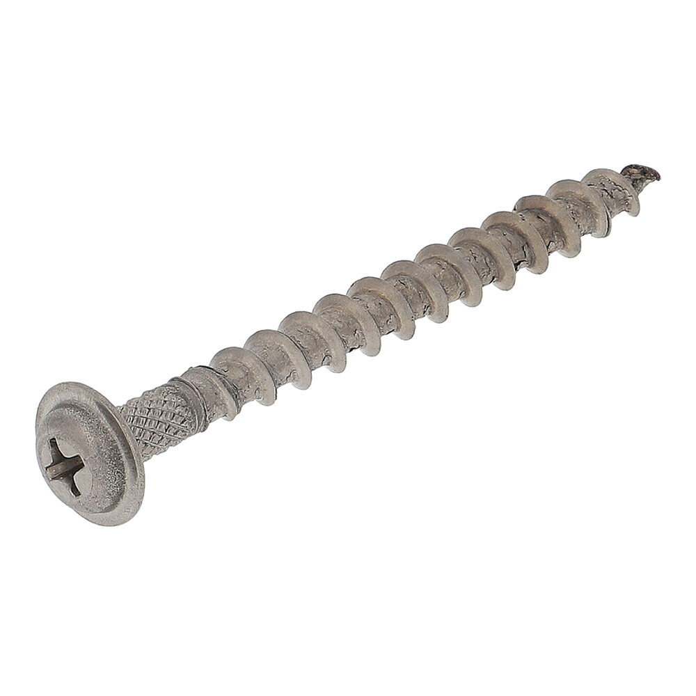 仕様 入数:30本 ネジの呼び:6mm ねじ部長さ:50mm 頭部径(ナット二面幅):11.5mm 頭部形状:ナベ頭 材質:ステンレス製 商品説明 コーナー部やコバ部へも完璧な施工が可能です。 穿孔、タップ、取り付けを一工程で行います。 ピ...