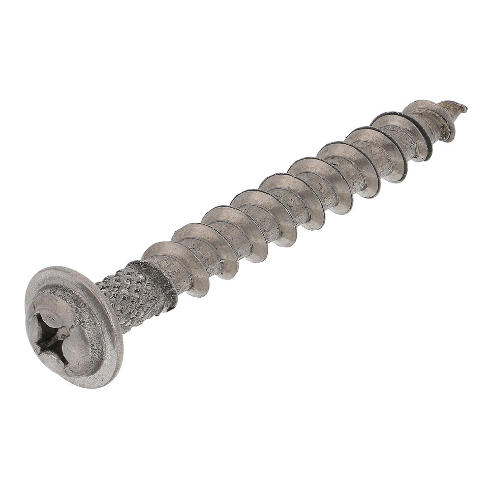 仕様 入数:30本 ネジの呼び:8mm ねじ部長さ:55mm 頭部径(ナット二面幅):14mm 頭部形状:ナベ頭 材質:ステンレス製 商品説明 コーナー部やコバ部へも完璧な施工が可能です。 穿孔、タップ、取り付けを一工程で行います。 ピッチ...