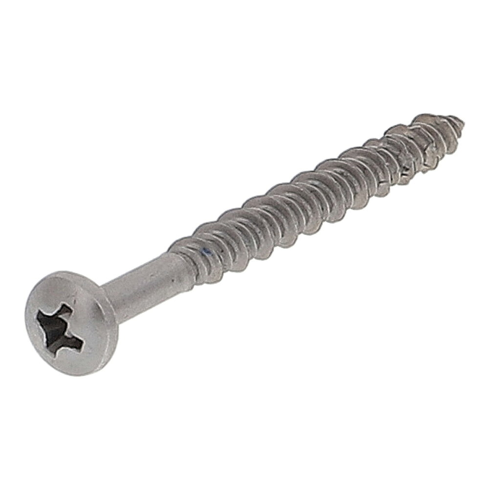 仕様 入数:100本 ネジの呼び:4mm ねじ部長さ:35mm 頭部径:ナット二面幅:7.2mm 頭部形状:ナベ頭 材質:ステンレス製 商品説明 プラグ不要のため、穿孔径は小径でよいです。 高いねじ山と低いねじ山の両機構で相手材にしっかりと...