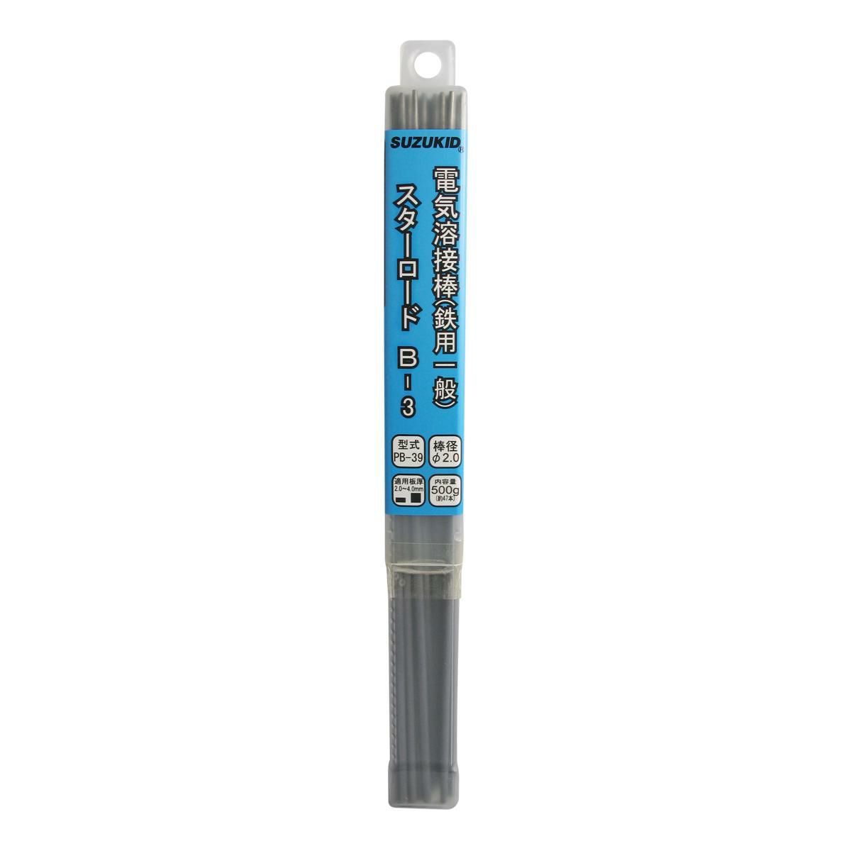 仕様 棒径:2.0 内容量:500g 適用板厚::2.0~4.0mm 商品説明 スターロードB-1シリーズ 一般軟鋼用溶接棒。 ライムチタニア系。 安定したアークで再アーク性に優れています。 ご使用の溶接機の容量と溶接対象物等によりご選定く...