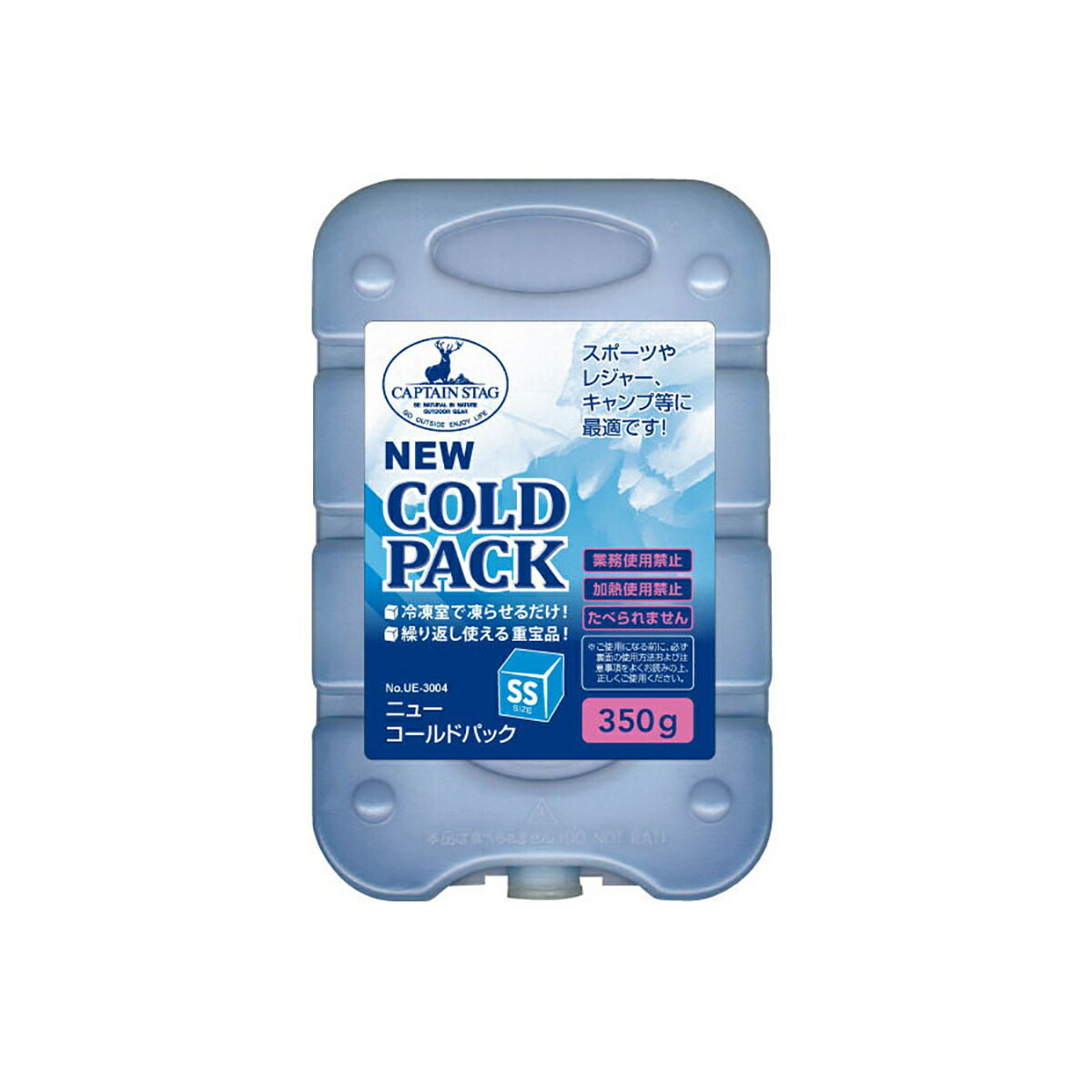仕様 製品サイズ(約):106×160×厚さ30mm 重量(約):350g 材質(品質):外装パック/ポリエチレン(耐冷温度-30度) 内容物:水・増粘剤 商品説明 スポーツやレジャー、キャンプ等におすすめです。 冷凍庫で凍らせるだけ。繰り...
