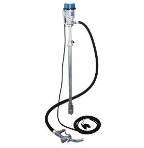 特徴 軽油からA重油まで幅広く使える電動式ドラムポンプ ドラム缶1本をわずか5分で吸い上げます。 仕様　 吐出口径20mm 全揚程6m 最大吐出量40L/分 電源　DC-12V ホースの長さ 2m 電源コードの長さ 4.8m 製品サイズ（m...