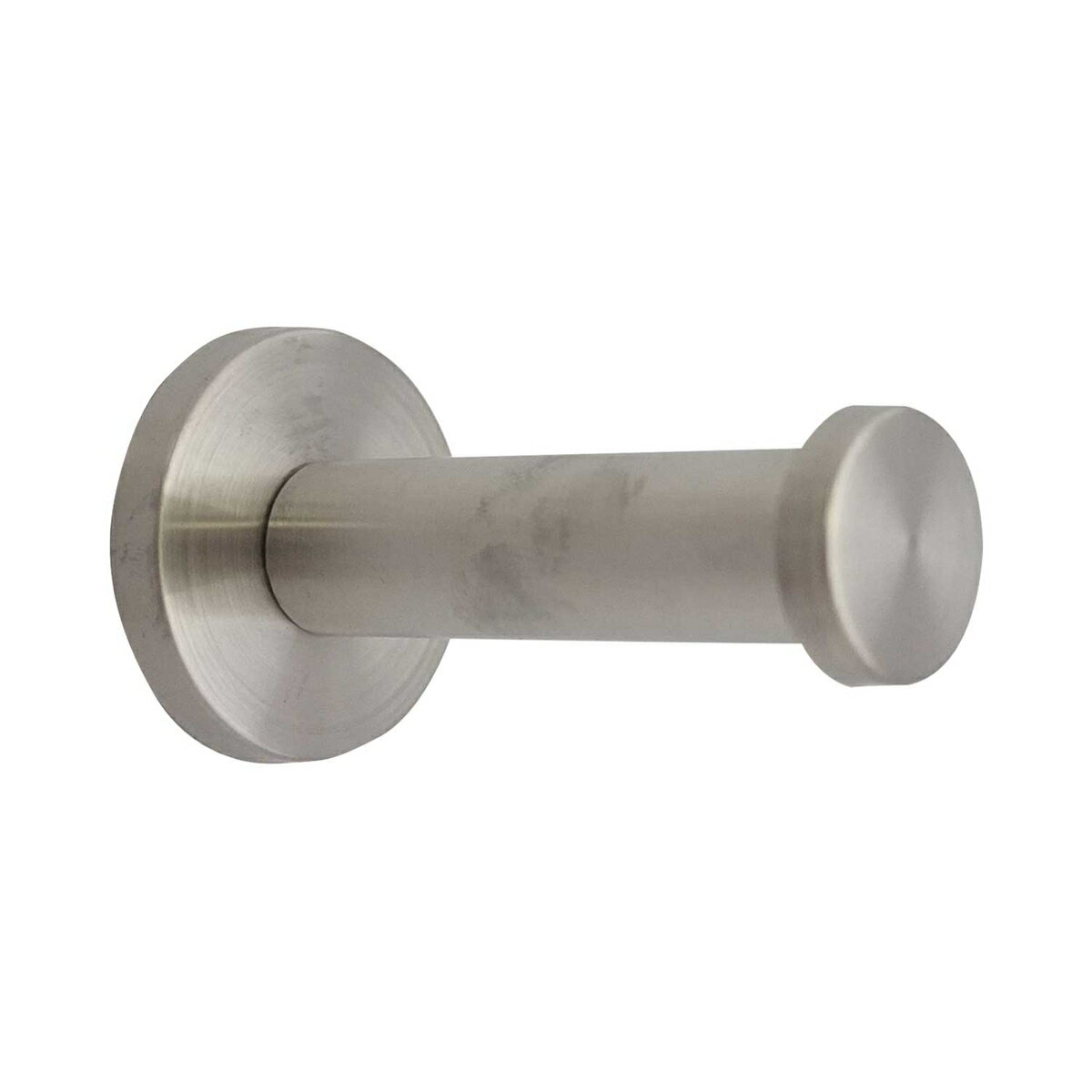 仕様 材質:SUS304 仕上げ:ヘアライン 全長:約72mm 耐荷重:15kg 取付ネジ:皿木ネジ(SUS) 3.1×22mm 付属品:取付ネジ×3本 商品説明 ビス頭が見えないスマートでシンプルなデザインの壁掛けフックです。 ステンレス...