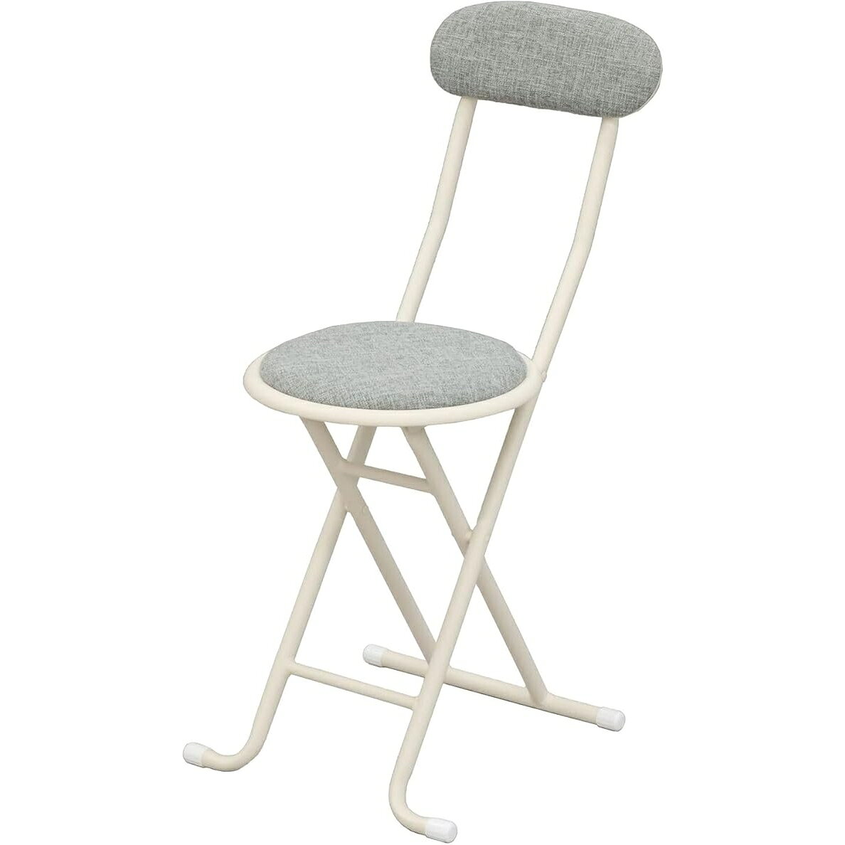 仕様 色:グレー 製品サイズ(約):幅33.5×奥行46.5×高さ75.4cm 座面高さ:44.5cm 座面サイズ(約):幅27×奥行27×厚さ1.8cm 背もたれサイズ(約):幅29×高さ11×厚さ1.8cm 折りたたみ時厚み:8cm 製...