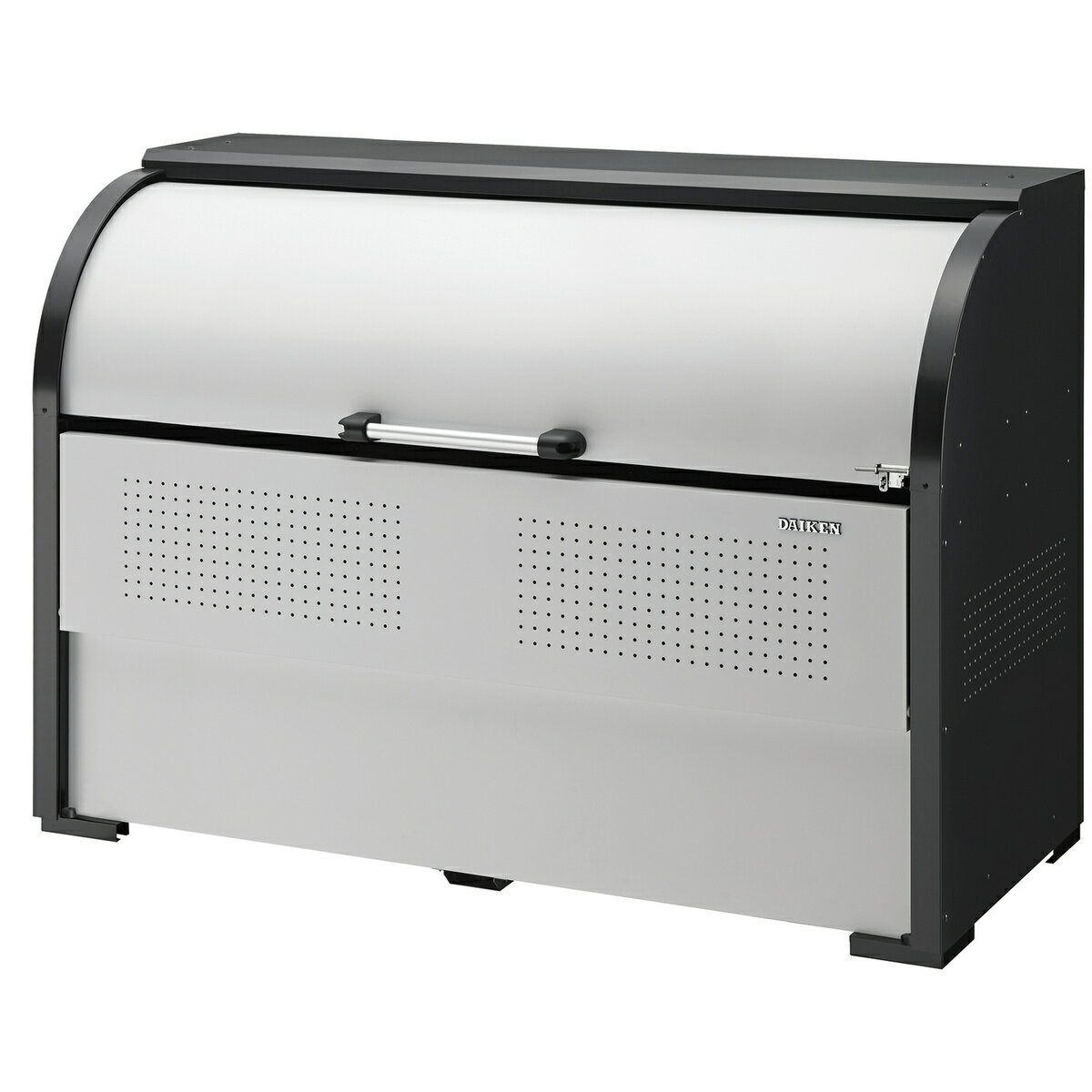 仕様 スチールタイプ 容量:1000L 外寸サイズ(mm):幅1650×奥行750×高さ1160 アンカー付属 お客様組立品 商品説明 耐久性に優れた高耐食溶融めっき鋼板製。 デッドスペースが少なく、誰でも操作しやすい回転式扉。 ロータリー...