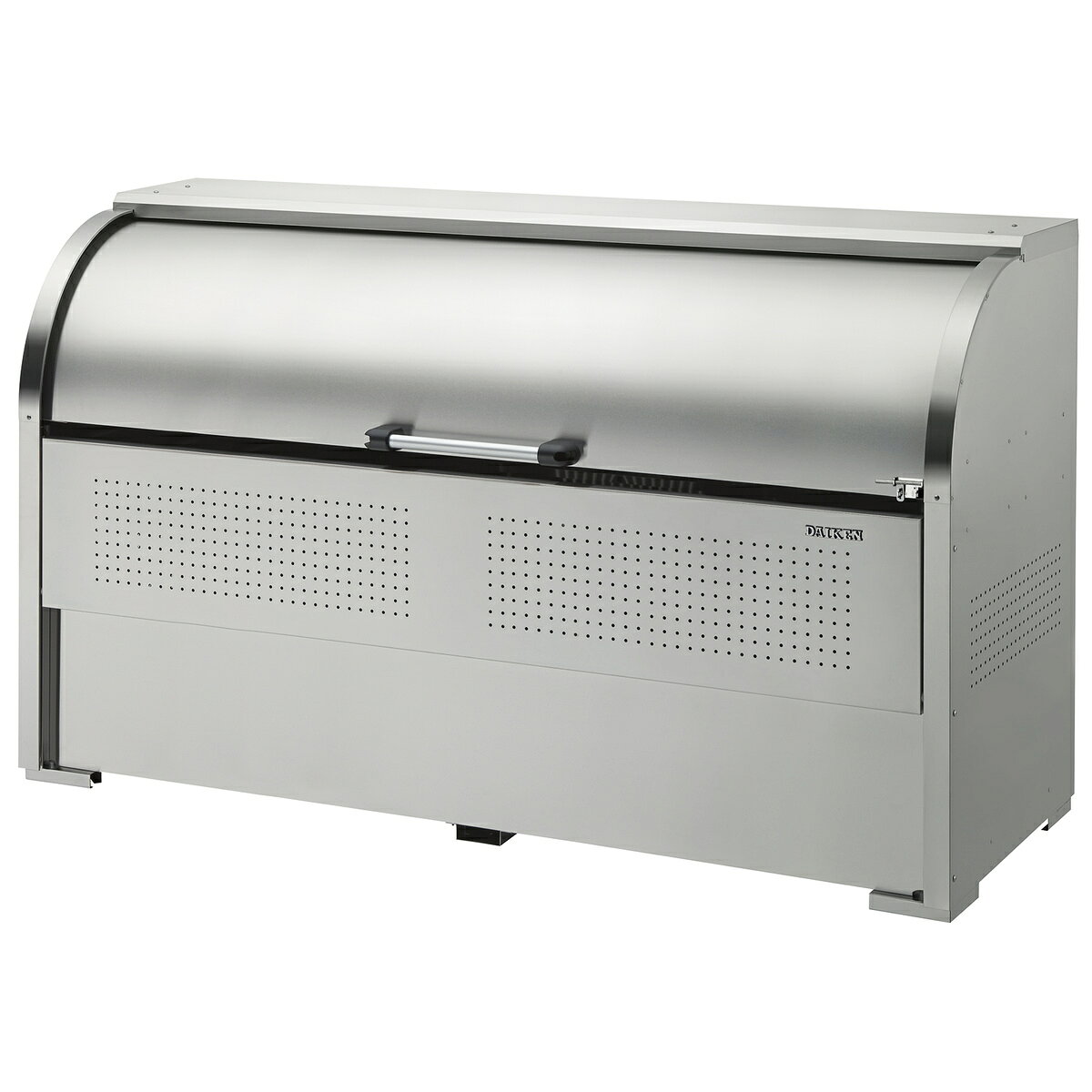 仕様 ステンレスタイプ 容量:1200L 外寸サイズ(mm):幅1950×奥行750×高さ1160 アンカー付属 お客様組立品 商品説明 サビに強い高耐ステンレス製。 デッドスペースが少なく、誰でも操作しやすい回転式扉。 ロータリーダンパー...