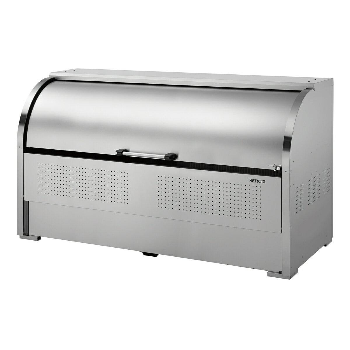 仕様 ステンレスタイプ 容量:1450L 外寸サイズ(mm):幅1950×奥行900×高さ1160 アンカー付属 お客様組立品 商品説明 サビに強い高耐ステンレス製。 デッドスペースが少なく、誰でも操作しやすい回転式扉。 ロータリーダンパー...