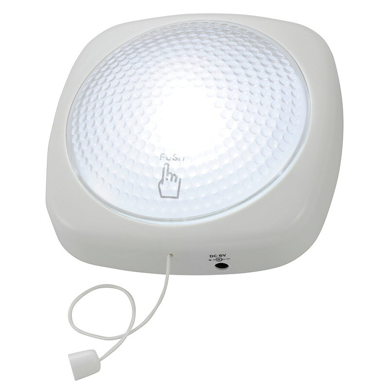 仕様 電源:単3形乾電池4本(別売) ルーメン値:約18ルーメン 製品サイズ(mm) 幅×奥行×高さ:143×37×143 製品重量(g) 130 商品説明 電池式で配線不要。照明器具のない、ちょっとした暗がりに簡単に取り付けできます。 プ...