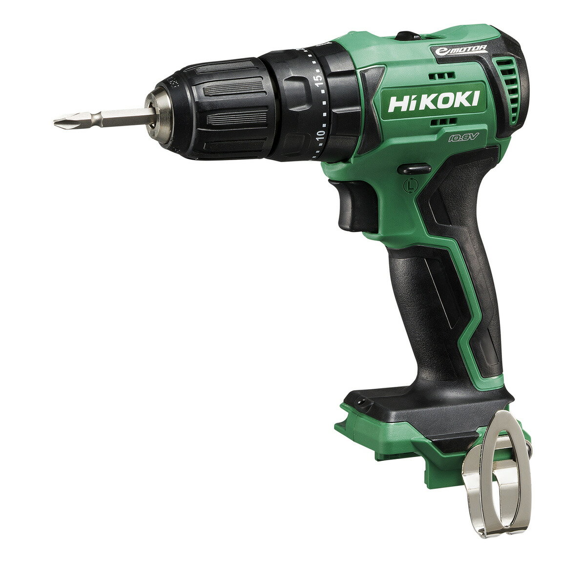 仕様 電圧:10.8V 最大トルク:高速15/低速38Nm クラッチ:20段 穴あけ能力:モルタル8鉄工10/木工29mm/アルミ12mm 回転数:高速1,700/低速440 付属品:無し 製品サイズ(mm) 幅×奥行×高さ:162×74×...