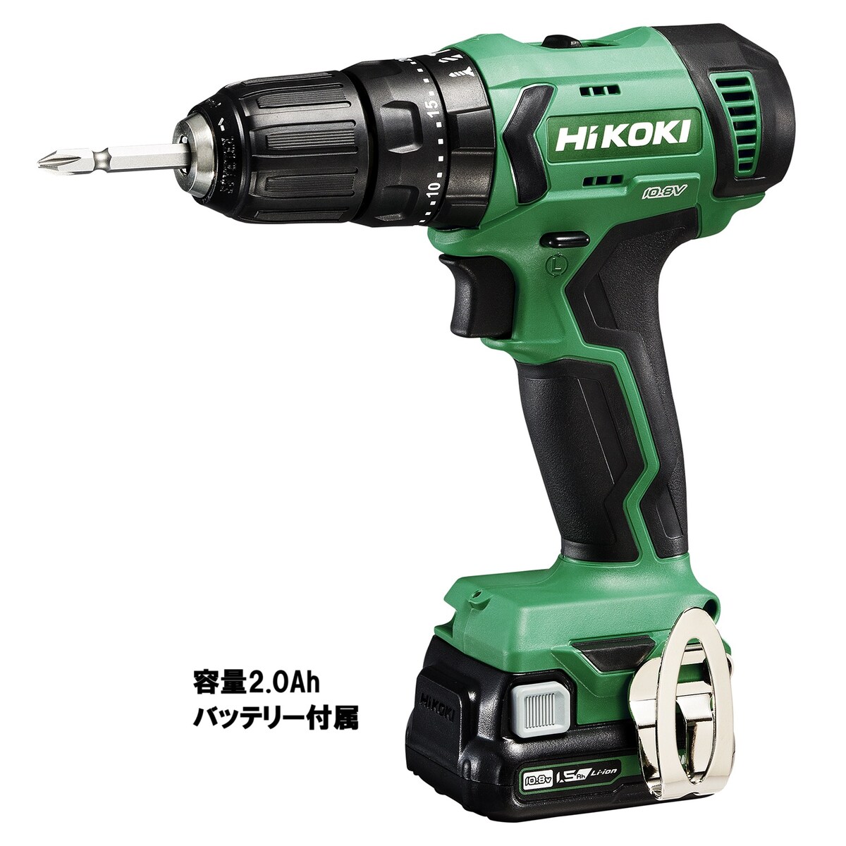 仕様 最大トルク:高速17/低速38Nm クラッチ:20段 穴あけ能力:モルタル8鉄工10/木工29mm/アルミ12mm 回転数:高速1,400/低速350 付属品:電池カバー/バッテリー2個/充電器/ケース バッテリー型番:BSL1220...