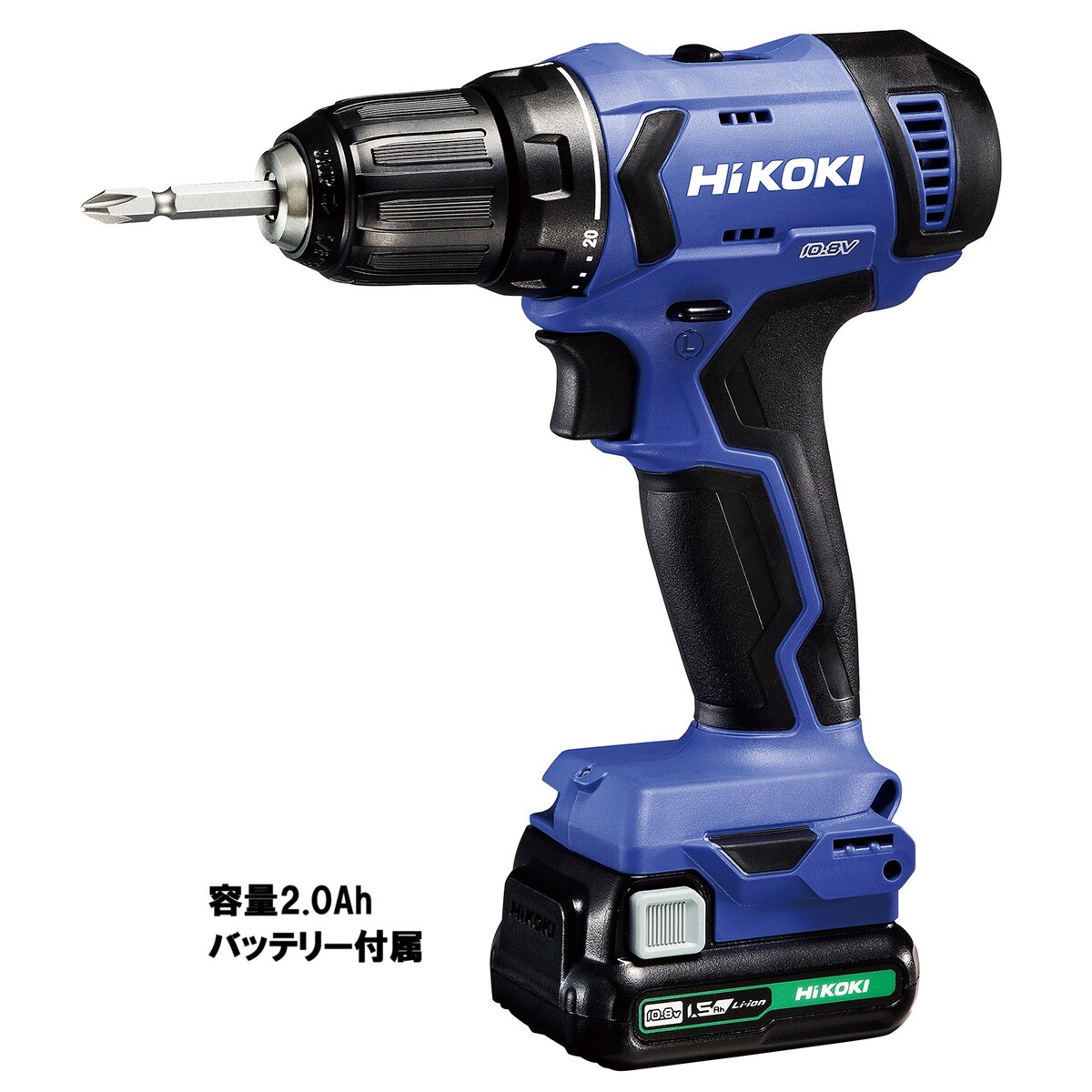 仕様 電圧:10.8V 最大トルク:高速17/低速38Nm クラッチ:20段 穴あけ能力:鉄工10/木工29mm 回転数:高速1,400/低速350 付属品:No2プラスビット/バッテリBSL1220/充電器UC12SL/電池カバー/ケース...