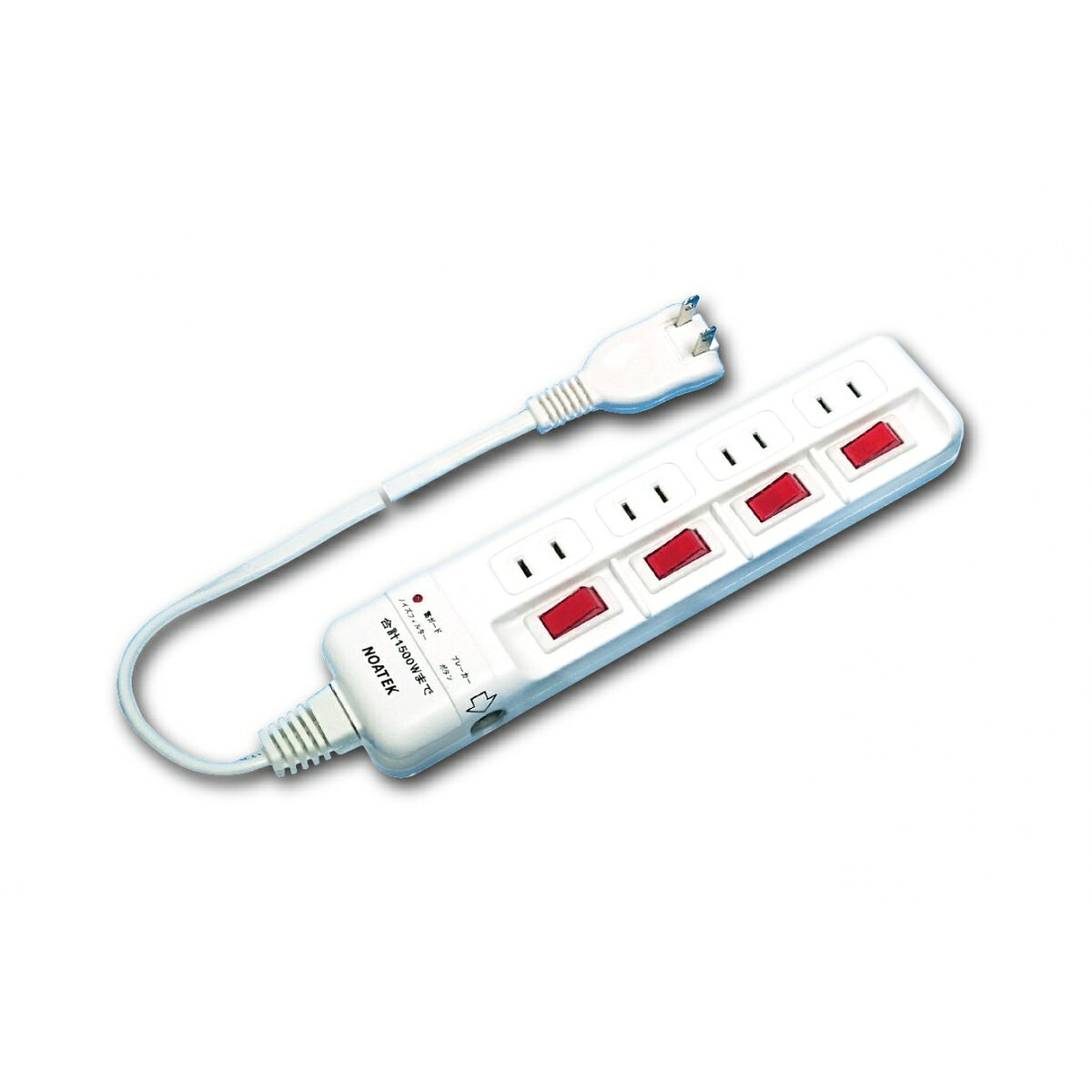 仕様 定格電圧:AC125V15A 1500W コンセント数:4個口 電源コード:2m 最大サージ電圧:6000V(1.2/50μs波形) 製品サイズ(mm) 幅×奥行×高さ:54×233×35 製品重量(g) 370 商品説明 トラッキン...