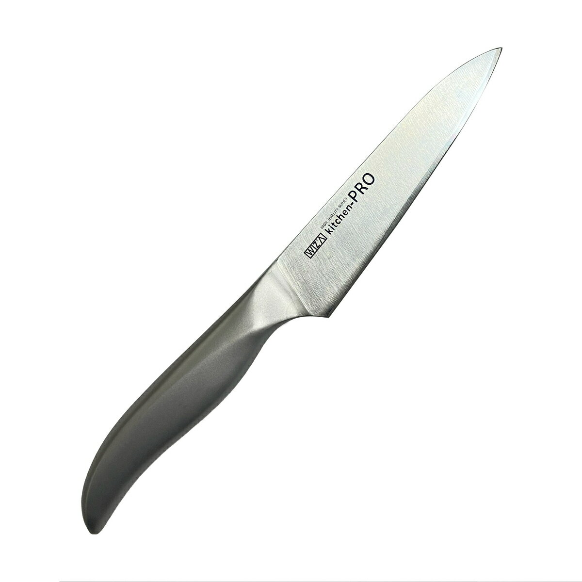 仕様 用途:果物の皮むきや小細工/飾り切りなどに 刃渡り:130mm 材質:(刀身)モリブデンバナジウムステンレス刃物鋼、(柄)ステンレス鋼 刃の形状:両刃 研ぎ直し:可 食洗機使用可 製品サイズ(mm) 幅×奥行×高さ:32×237×18...
