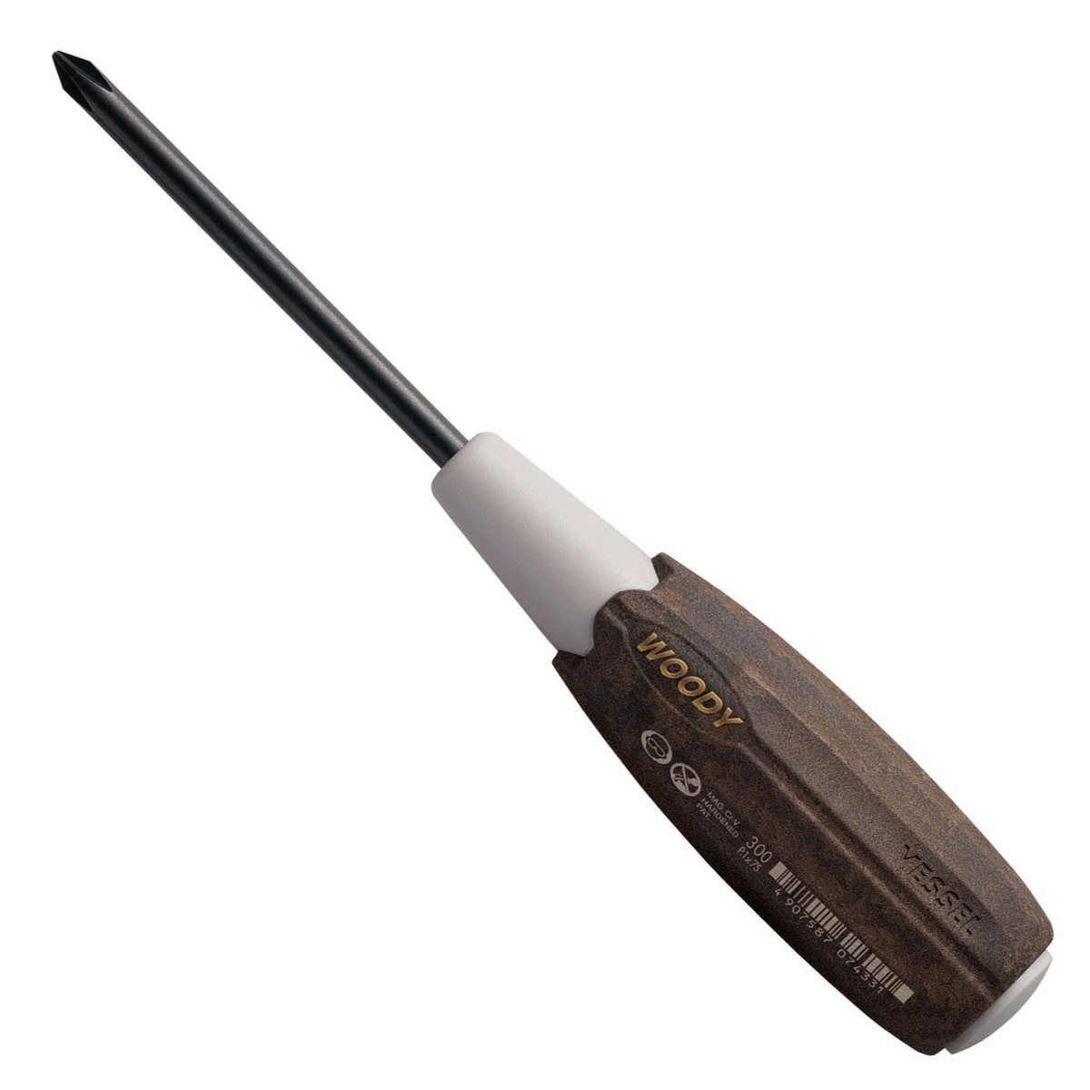 仕様全長：182mm軸長：75mm軸径：5.5mmグリップ径：30mm先端幅：PH1マグネット入 製品サイズ(mm)縦×横×高さ：182×30×30 製品重量(g)80 生産国日本 木材成分70％混合、ざらざらグリップ。 グリップ部は、木材...
