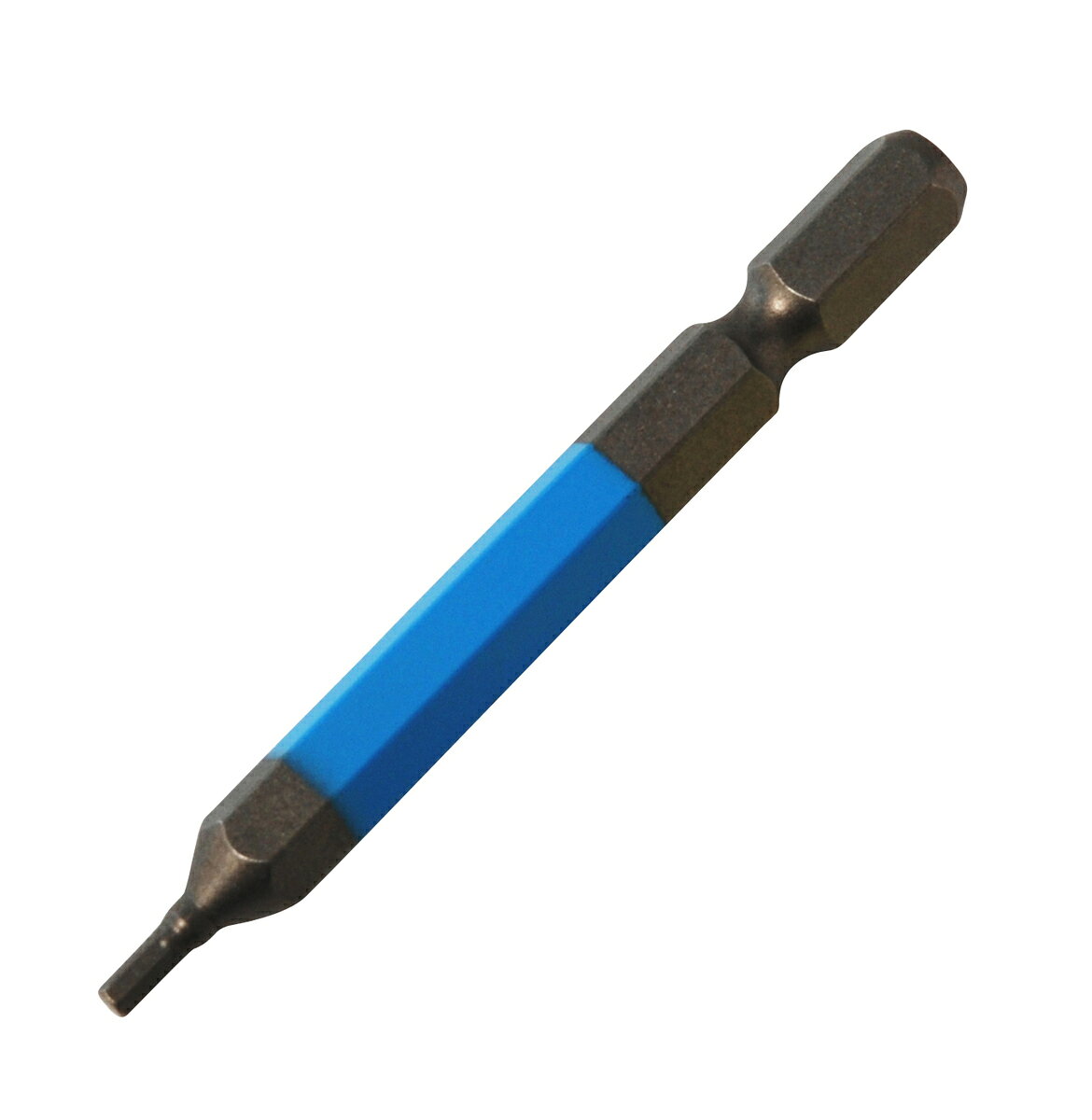 仕様サイズ：刃先対辺2×全長65mm対辺：2mm全長：65mm六角軸：6．35mm入数：1本入インパクトドライバ対応可能マグネット無し注意：必要以上の力をかけての使用は破損の原因になりますので、充分ご注意ください。割れ、欠けの異常が認められ...