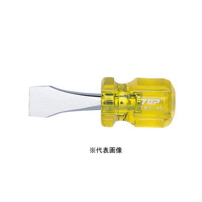 特徴混合栓のストレイナ−付逆止弁・逆止付化粧バルブ（ストレイナ−付）の掃除・点検等に。各種大径すりわり付ネジの締め緩めに。呼び寸法:18×100mm先端幅:18mm先端厚:1.5mm 生産国日本 ※品質向上のため予告なく仕様を変更する場合が...