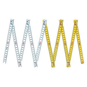 特長 携帯に便利なスケールです。 長さ測定に使用する折尺 1m毎に色を変え、長さがわかりやすい仕様になっています。 軽くてサビない電気を通しにくいグラスファイバー製です。 90°・180°でカチッと止まります。 携帯に便利な折りたたみ式です...