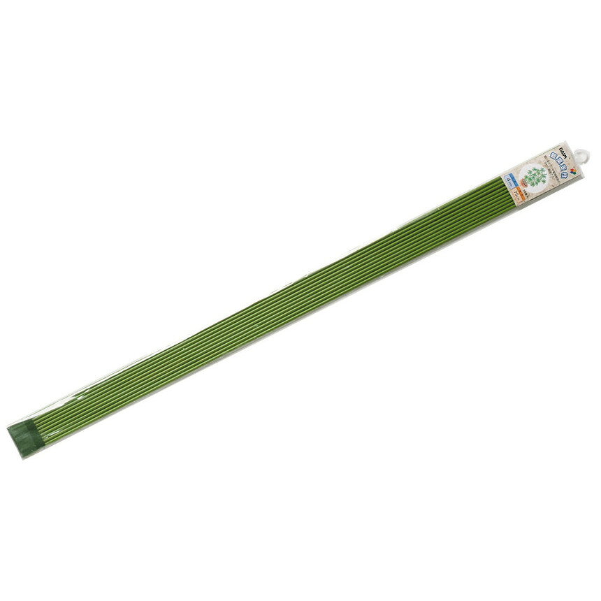 仕様主材料：スチール（樹脂コーティング）色：ライトグリーンサイズ：外径4.0mm×長さ75cm入り数：10本 細い茎のランや観葉支柱向けの支柱です。 ※品質向上のため予告なく仕様を変更する場合がございます。 ※パッケージのリニューアル等につ...