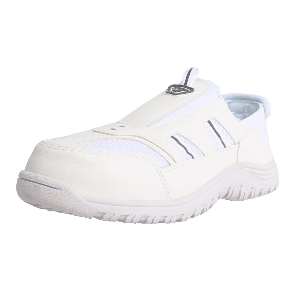 仕様 甲材:合成皮革、合成繊維 底材:ラバー 先芯:樹脂先芯 重量:約320g/片足基準26cm ワイズ:3E サイズ:24.5cm 商品説明 サンダル感覚でカカトを踏んでもピッタリ履ける独自設計。 軽量素材の樹脂製先芯、軽作業向けの作業靴...