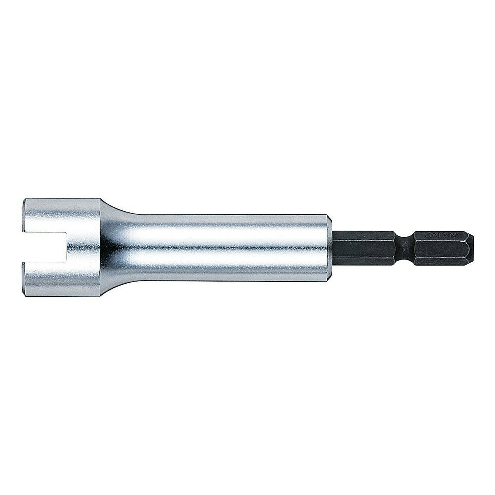 仕様 用途:電気柵ガイシ、ビニールハウス組立、テレビアンテナ施工、刈払機の替刃交換等 対象物:蝶ネジM4/5/6/13mm六角ナット 18V対応 軸径:6.35mm 製品サイズ(mm) 143×35×20 製品重量(g) 62 商品説明 電...