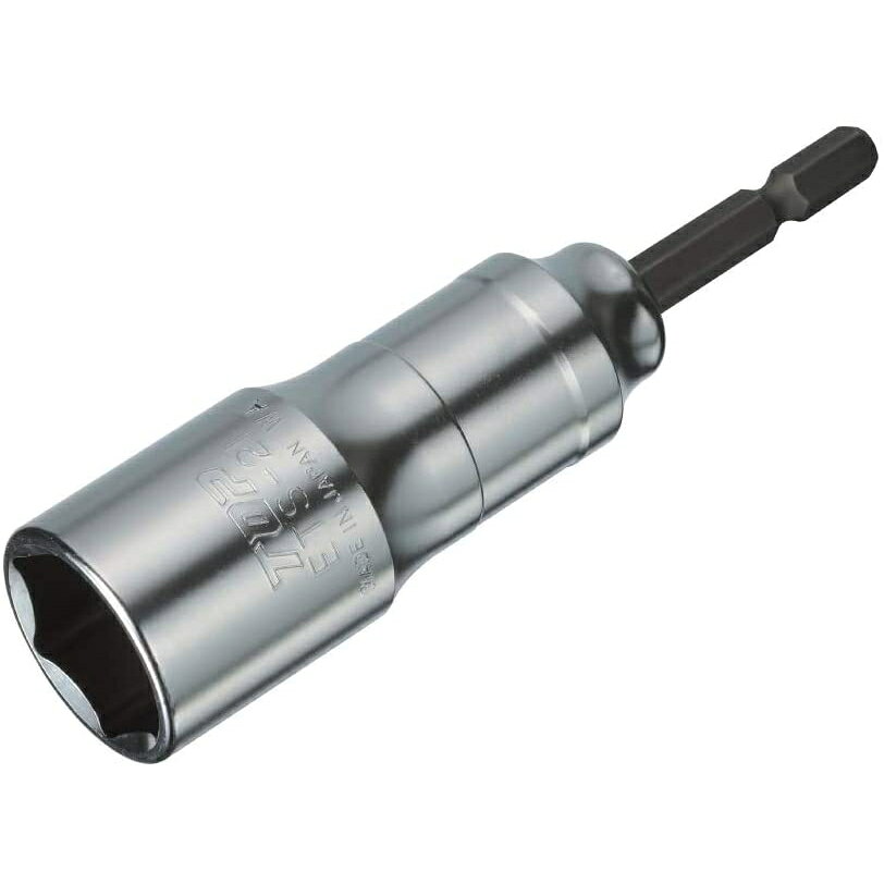 仕様 用途:ボルト、ナットの着脱の際に 全長(約):110mm 対辺寸法(約):21mm 保証トルク:75N・m サイズシールの色:グリーン 40V対応(18Vにも対応) 電動ドリル用 6角サーフェイス ロングシャンク採用で軸折れしにくく、...