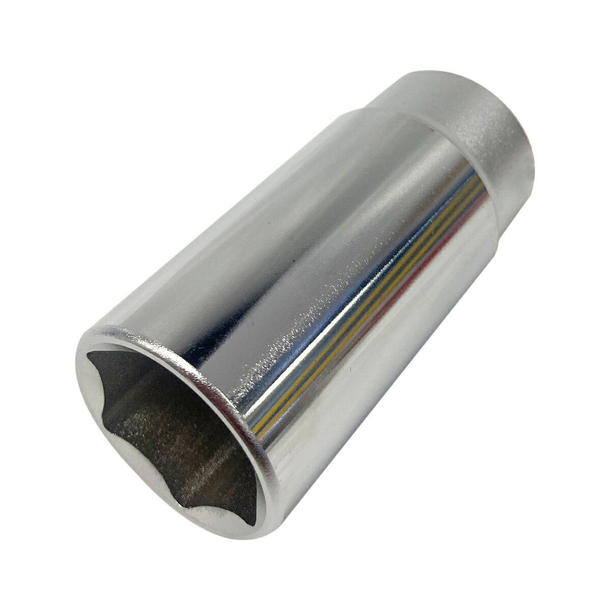 仕様 用途:ボルト、ナットの着脱の際に 差込角:12.7mm 対辺寸法:27mm 全長(約):77mm M18、小形M20ネジ用 狭い場所での作業に向いてるロングタイプ ボルト、ナットの角がナメにくい6角サーフェイス 製品サイズ(mm) 幅...