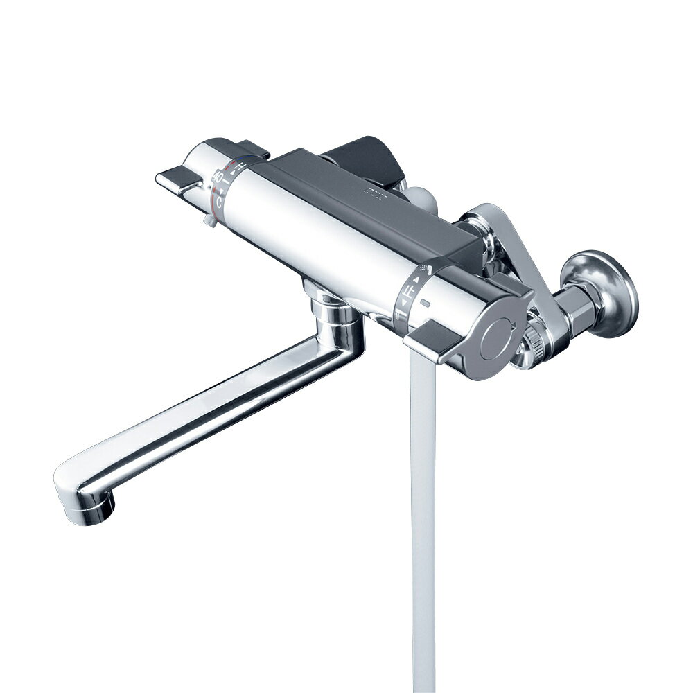 仕様 パイプ長さ:170mm シャワーホース長さ:1600mm 取付け:壁付け 商品説明 ソケットが2ピース構造で、配管用ソケットをねじ込み、本体ソケットを固定するため、角度調整がカンタンで便利です。 低流量でも浴び心地の良いフレッシュで快...