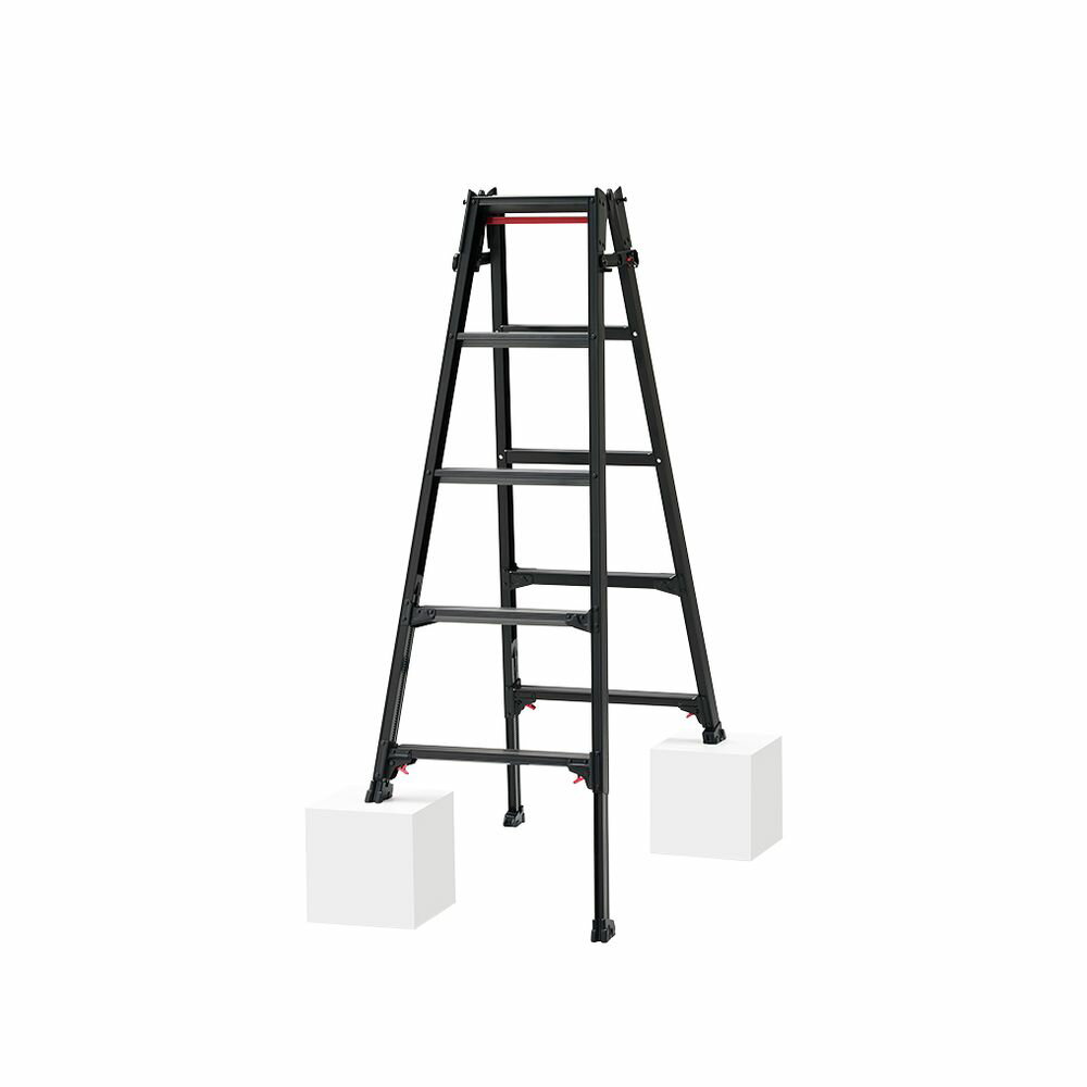 仕様 使用時寸法:幅55~61×奥行89~106×高さ131~163cm ステップ幅:60mm 最大使用質量:100kg 規格:Aマーク 商品説明 揺るがない。染まらない、黒。ブラックレーベル新発売。 片手で閉じるワンタッチバー搭載。 伸縮...